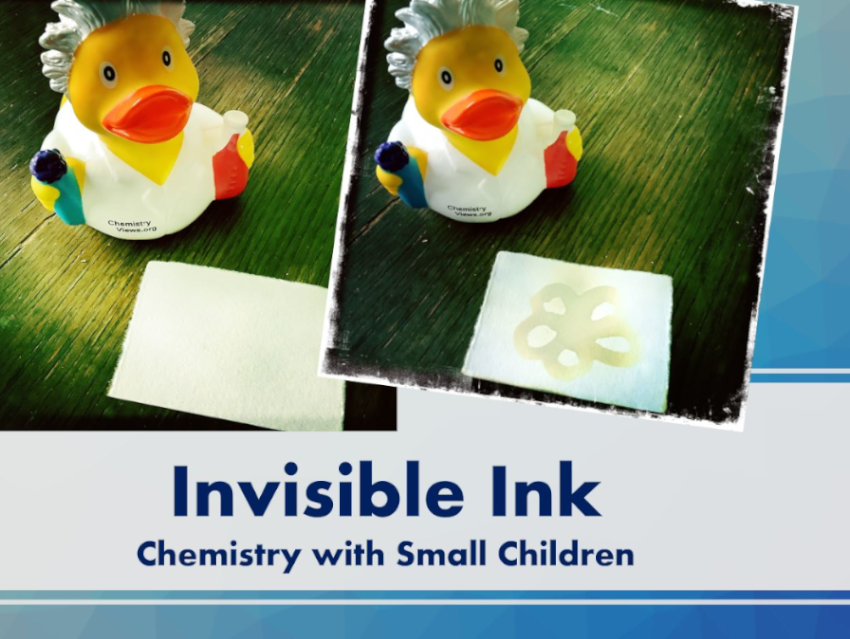 Invisible Ink – Chemistry with Young Children - ChemistryViews